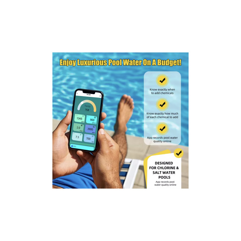 YIERYI - Zigbee Smart pool water analyzer Tuya Smart Life
