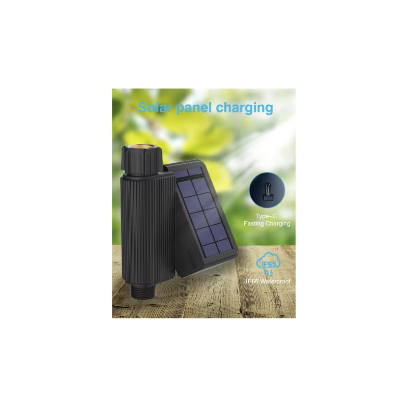 YIERYI - Tuya Smart Life solar panel WIFI watering controller