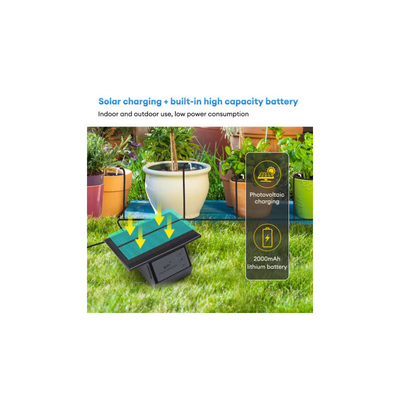 YIERYI - Drip irrigation WIFI Tuya solar panel