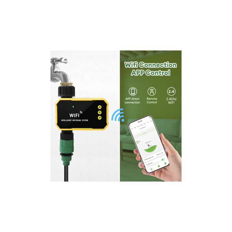 YIERYI - Tuya Smart Life WIFI watering controller + rain sensor