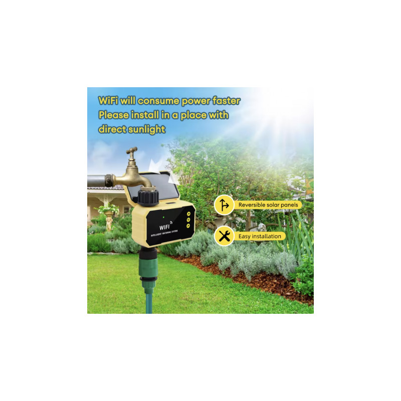 YIERYI - Dual WIFI Tuya watering controller + rain sensor